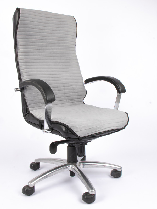 Чехол GVG для компьютерного офисного кресла светло-серый