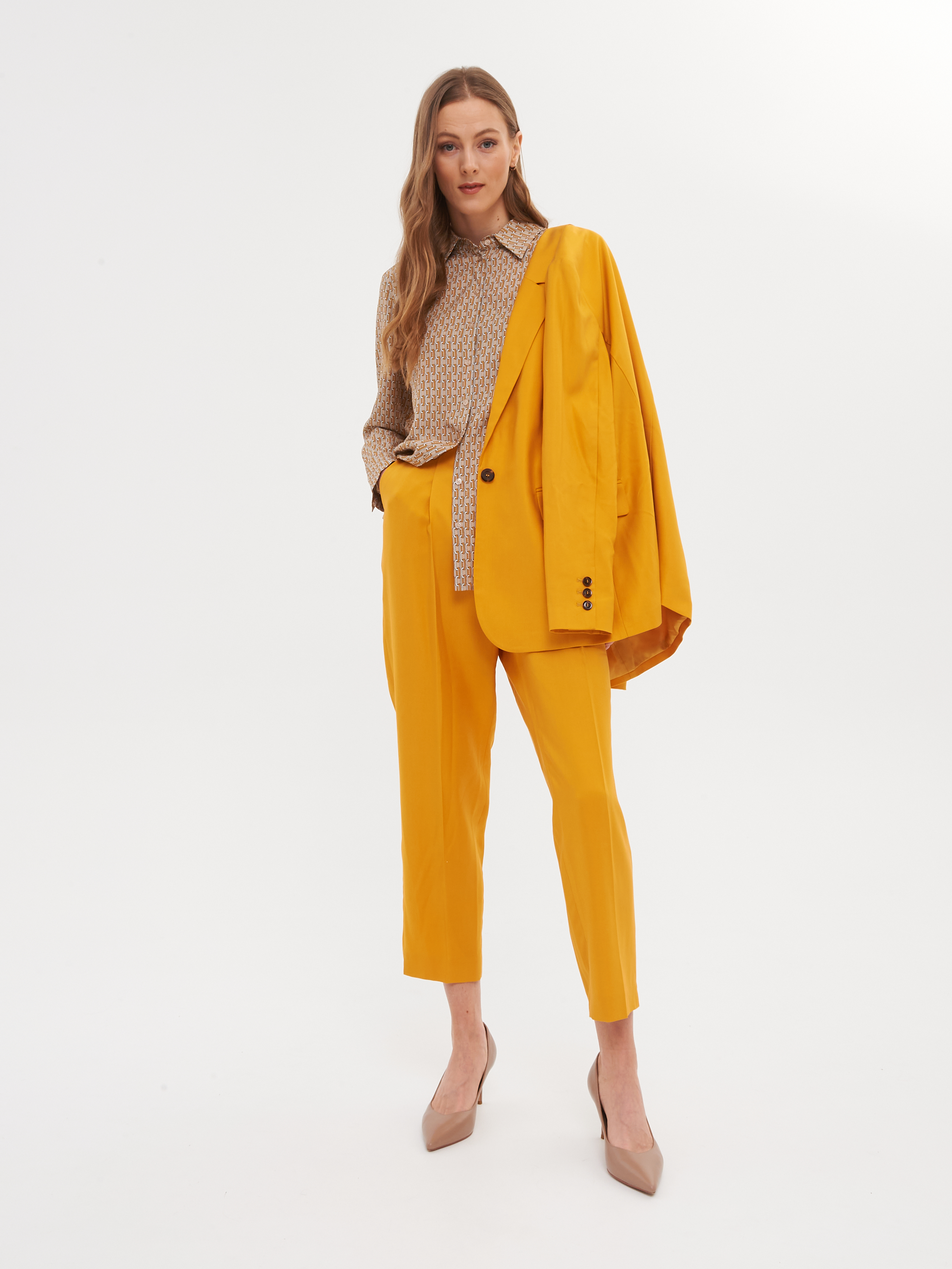 Брюки женские Gerry Weber 220006-31211-40216-42 желтые 42
