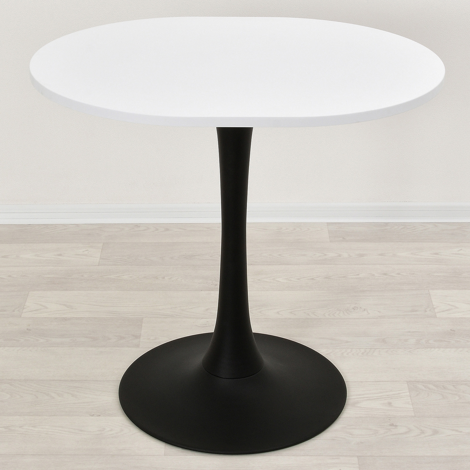 Кухонный стол Mebel Apartment Tulip 23 белый/черный 800х650