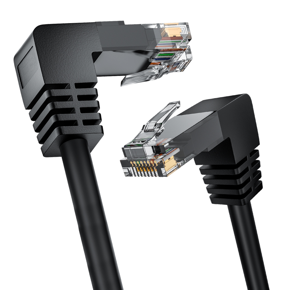 Патч-корд верхний/нижний угол UTP cat.6 LAN компьютерный интернет кабель провод GCR-54054