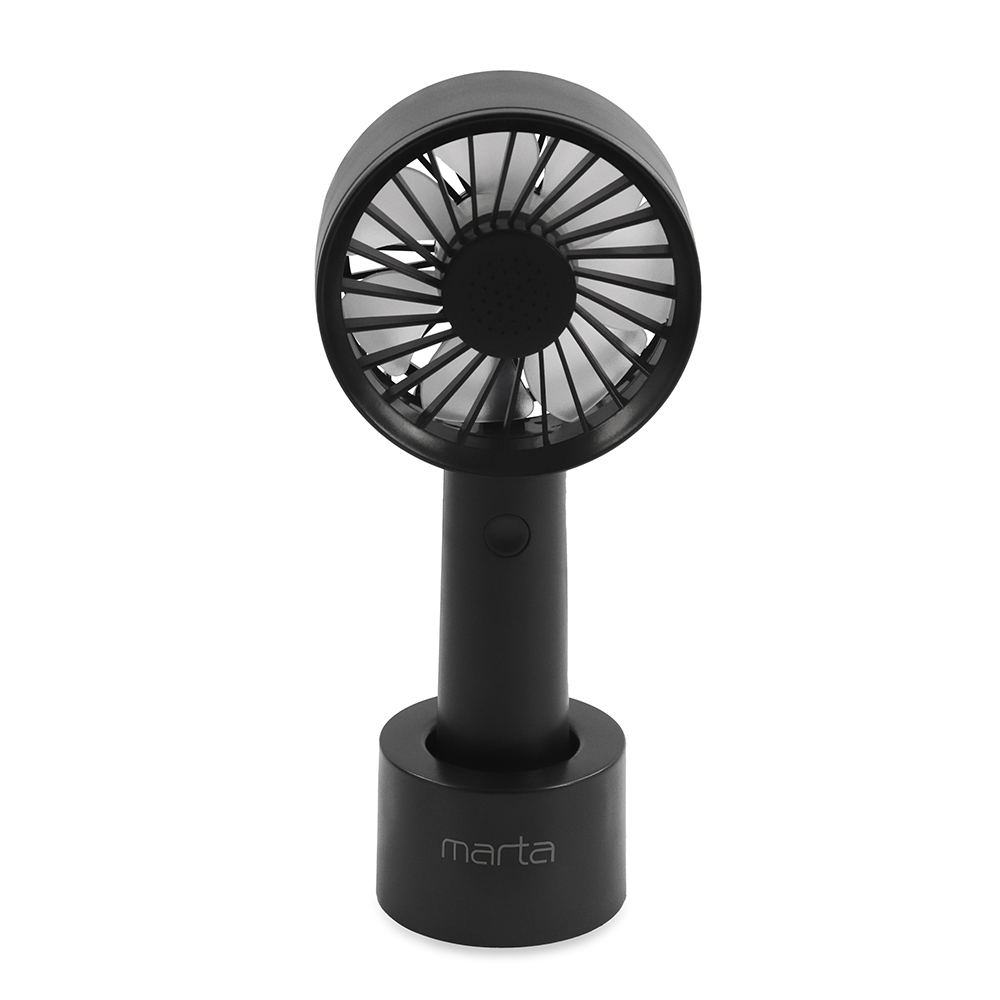 Вентилятор настольный, ручной Marta MT-FN2549 Black
