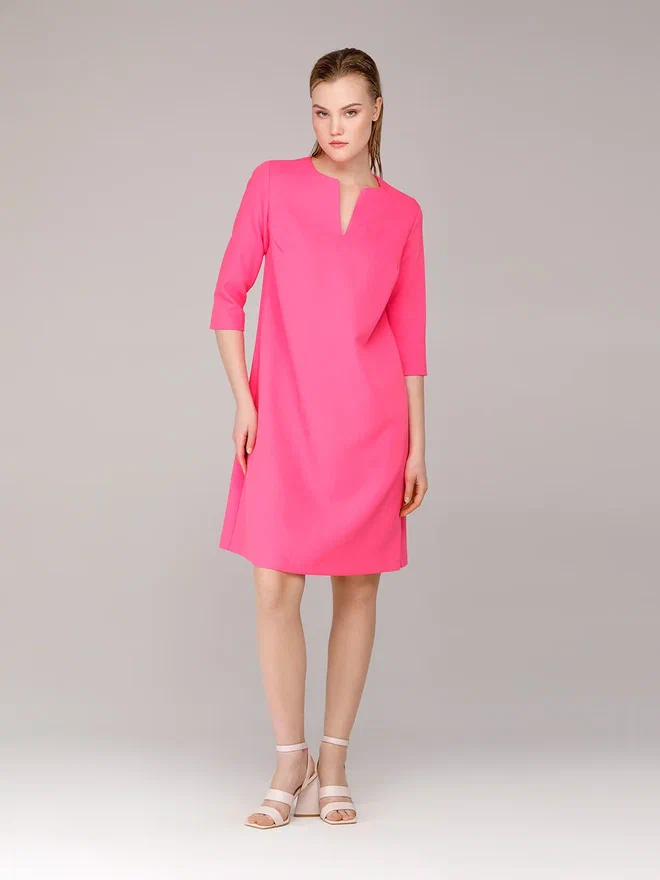 Платье женское Helmidge 11385 розовое 50