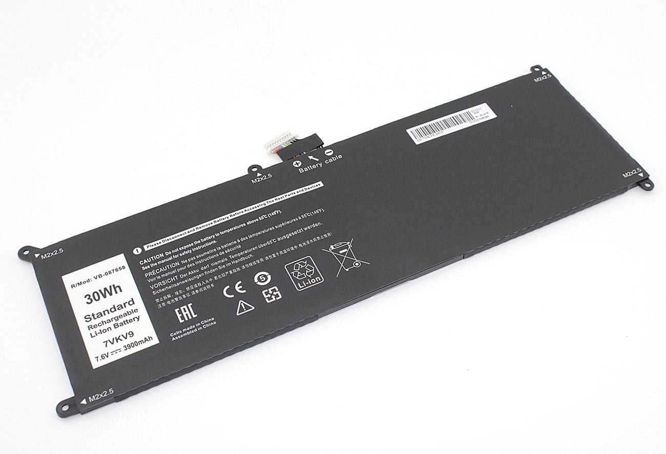 Аккумулятор для ноутбука Dell Latitude 12 7275 07VKV9 7.6V 3900mAh OEM