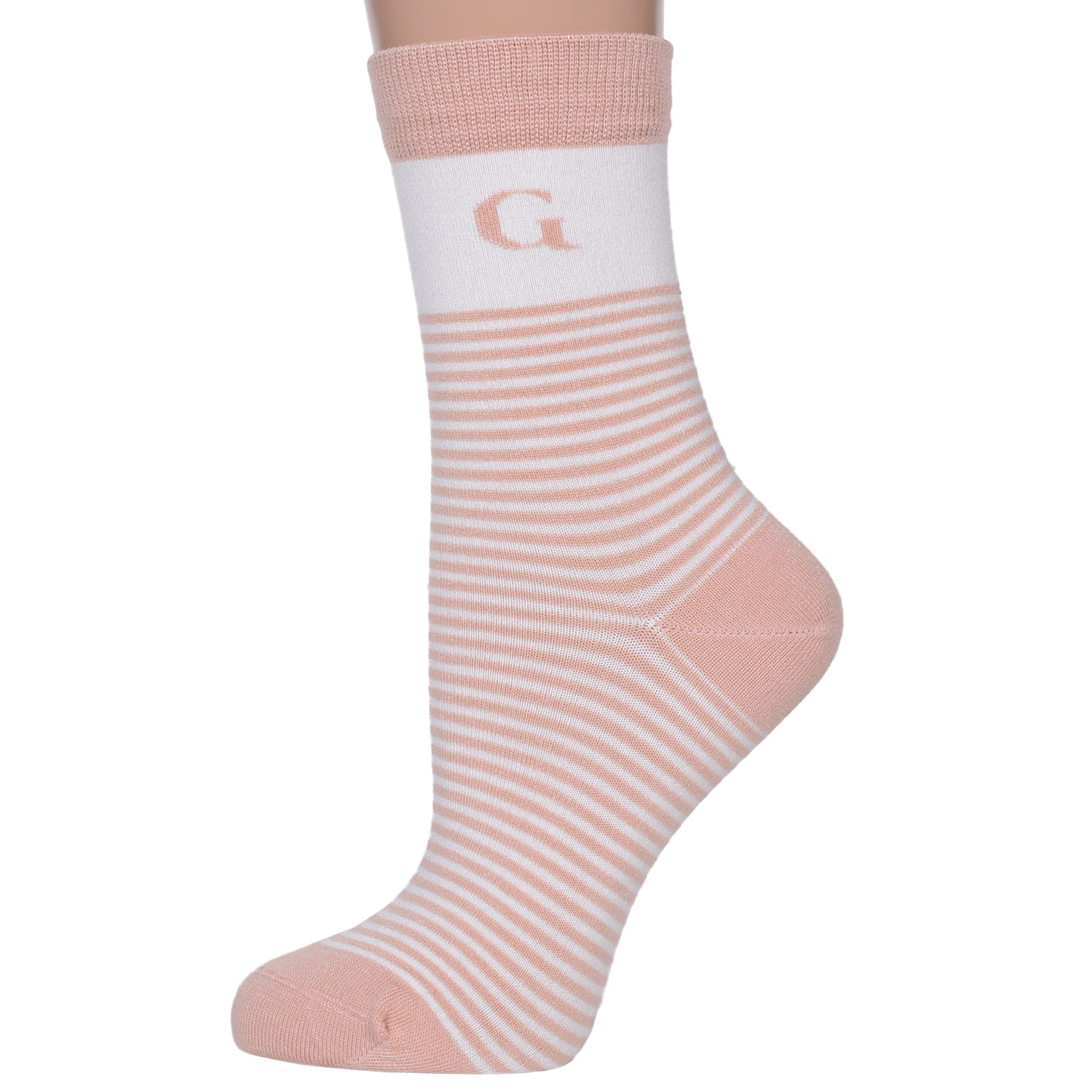 Носки женские Grinston socks 21D1 розовые 25