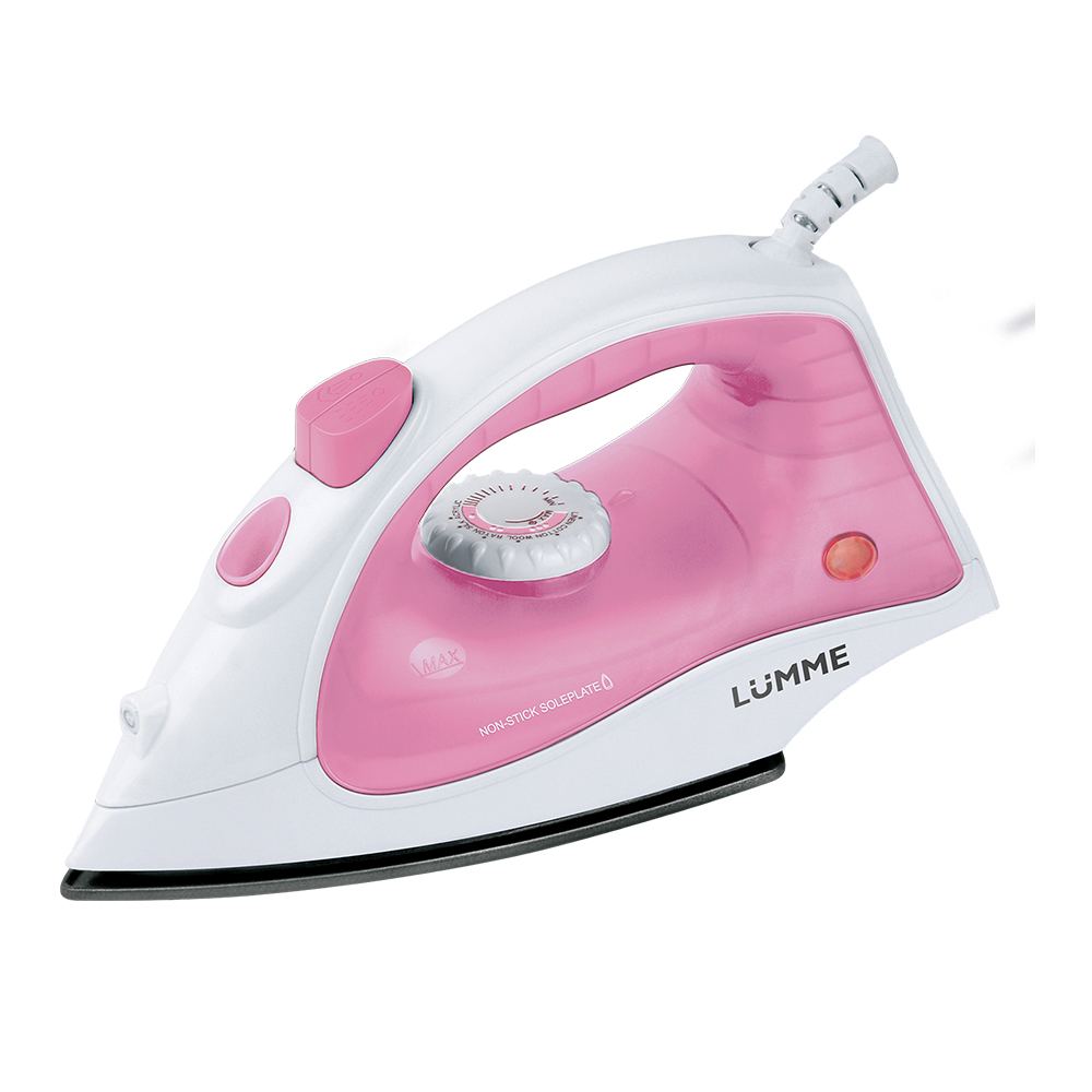 Утюг LUMME LU-1130 белый, розовый