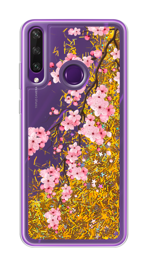 Чехол Awog  на Huawei Y6p "Розовая сакура"