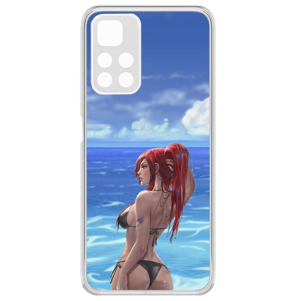 Чехол-накладка Krutoff Clear Case Купальник женский для Xiaomi Redmi Note 11 Pro+ 5G