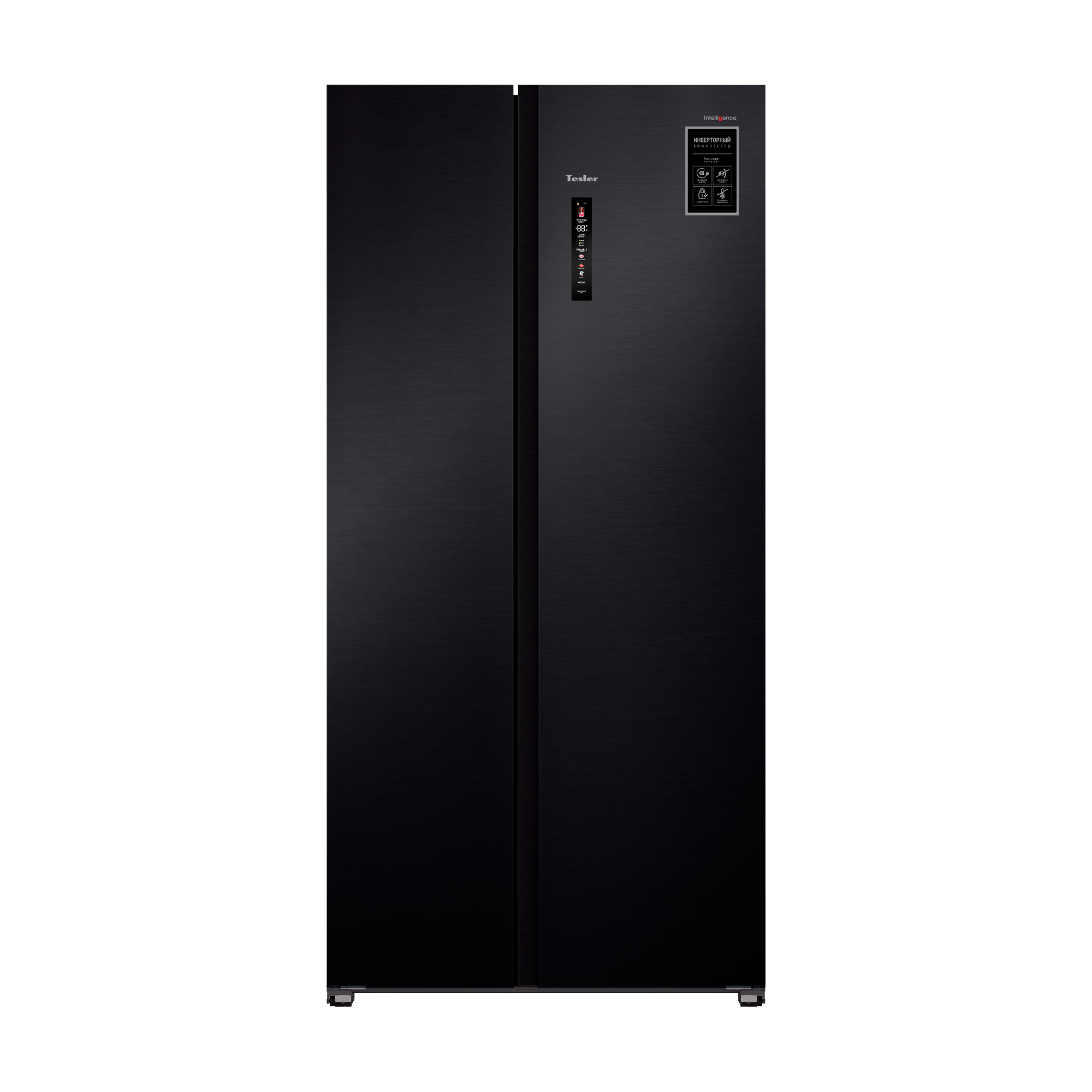 Холодильник TESLER RSD-537BI черный