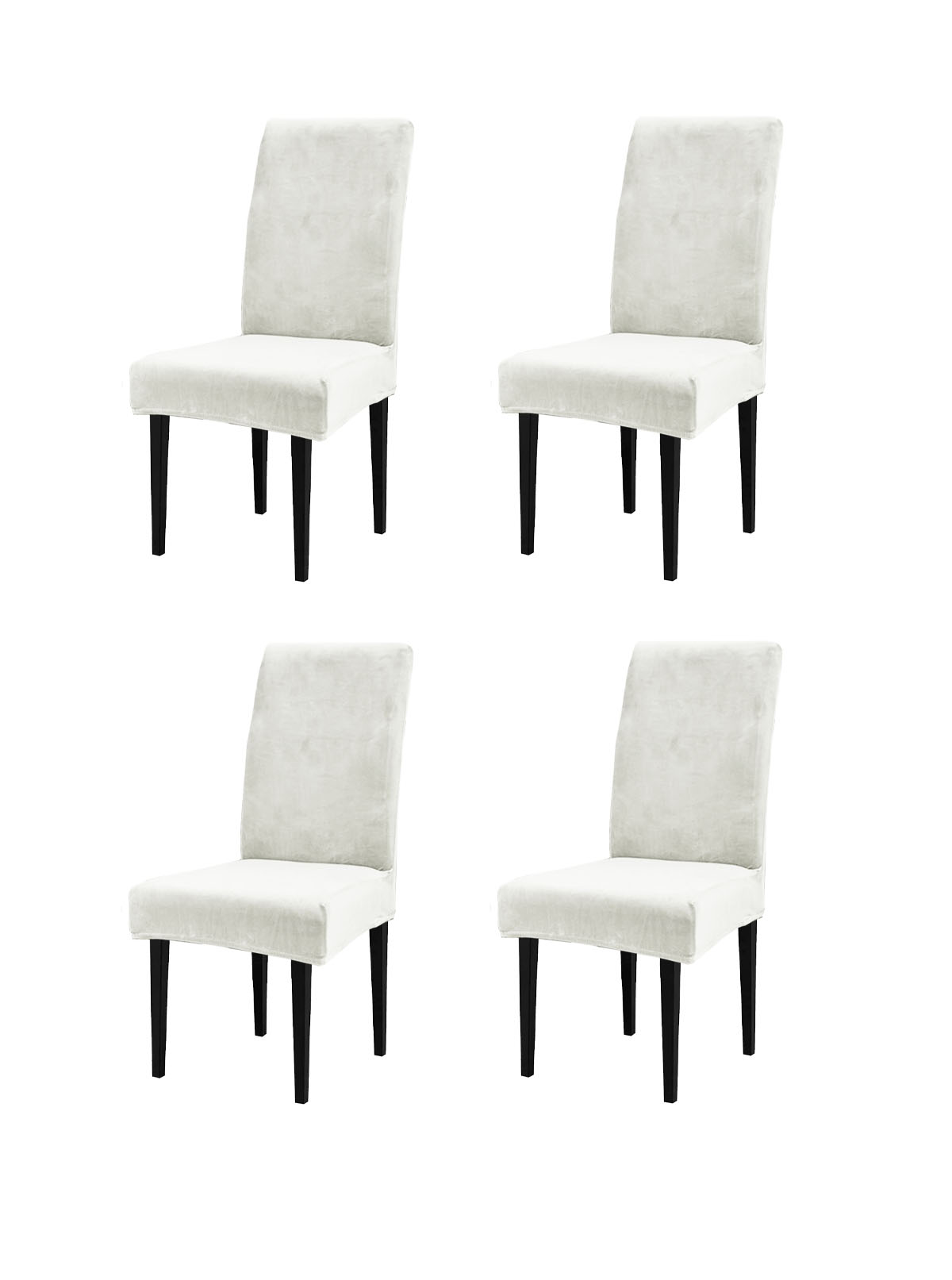 Комплект чехлов на стул со спинкой LuxAlto Вельвет 4шт 10689