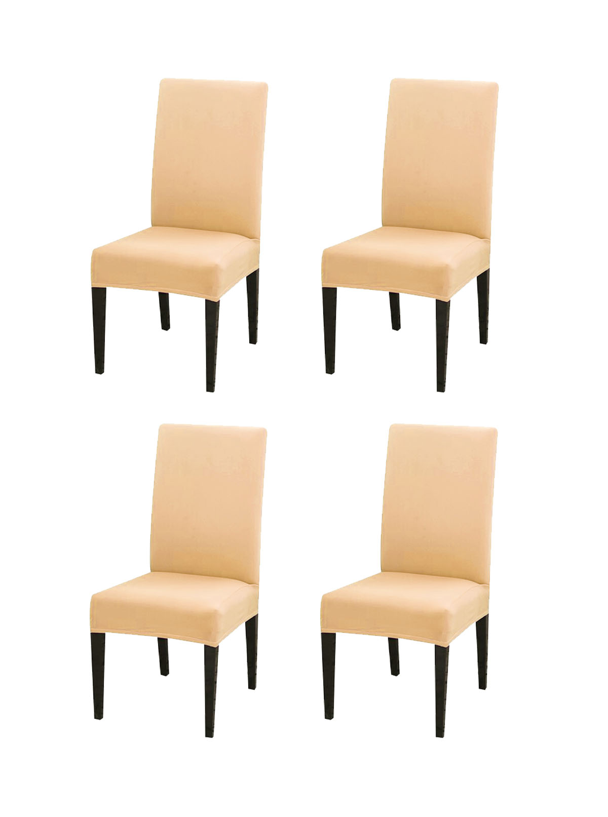 Комплект чехлов на стул со спинкой LuxAlto Jersey 4шт 10683