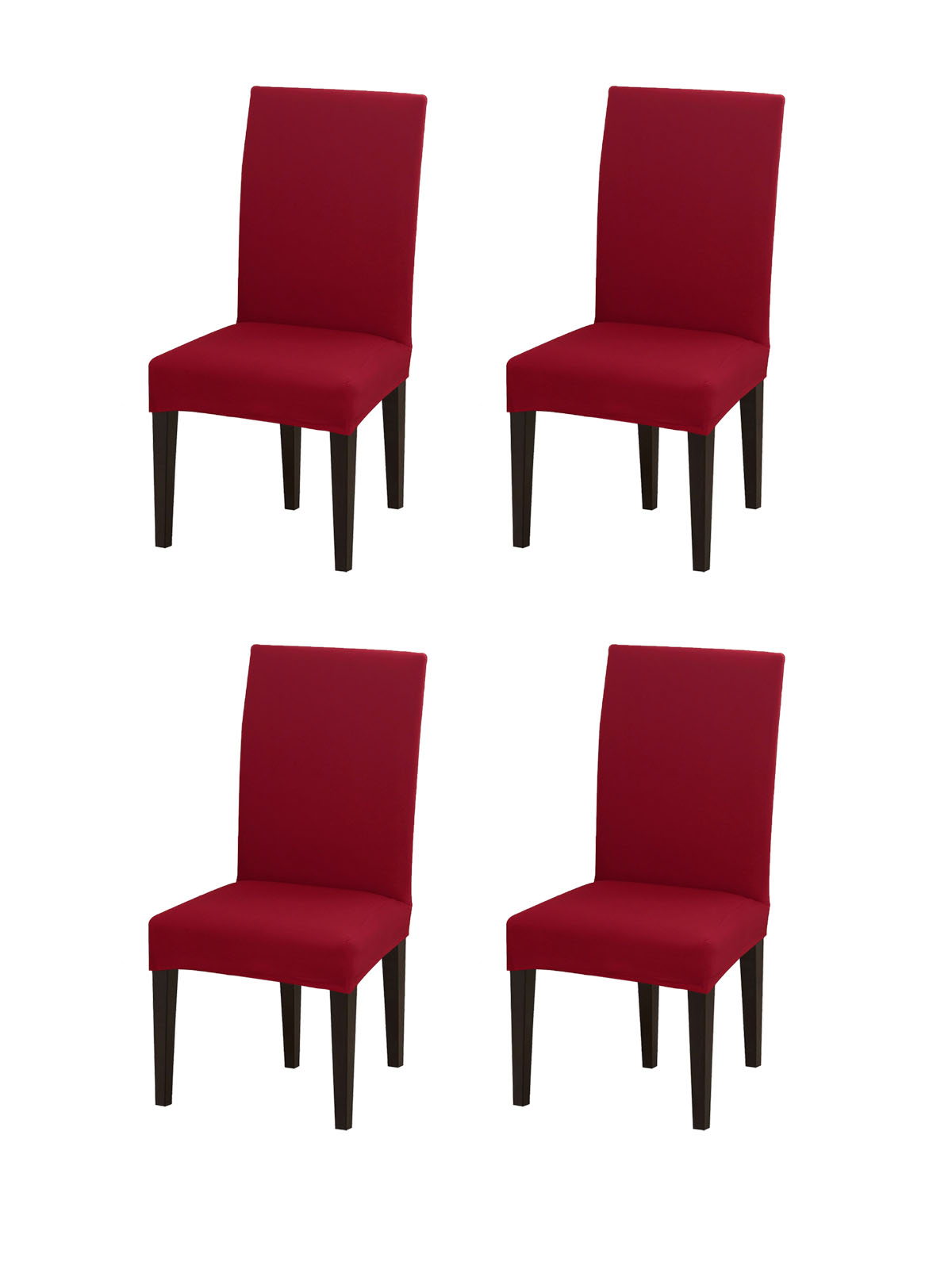 Комплект чехлов на стул со спинкой LuxAlto Jacquard 4шт 10673