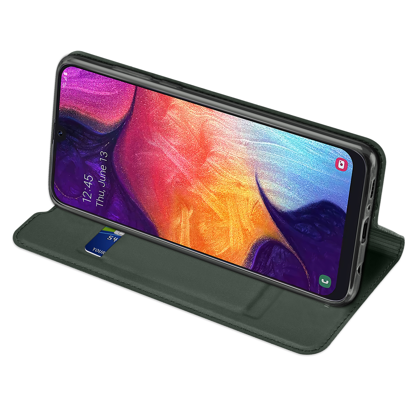 Чехол книжка для Samsung Galaxy A50 2019 (SM-A505F) Dux ducis зеленый
