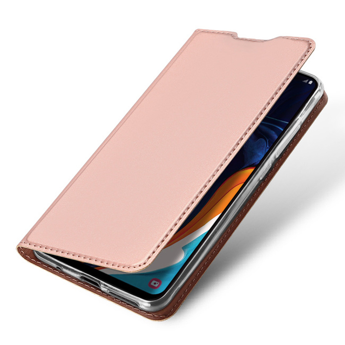 Чехол книжка Dux Ducis для Xiaomi Poco C40, Skin Series розовое золото