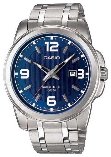 Наручные часы мужские Casio MTP-1314D-2A серебристые