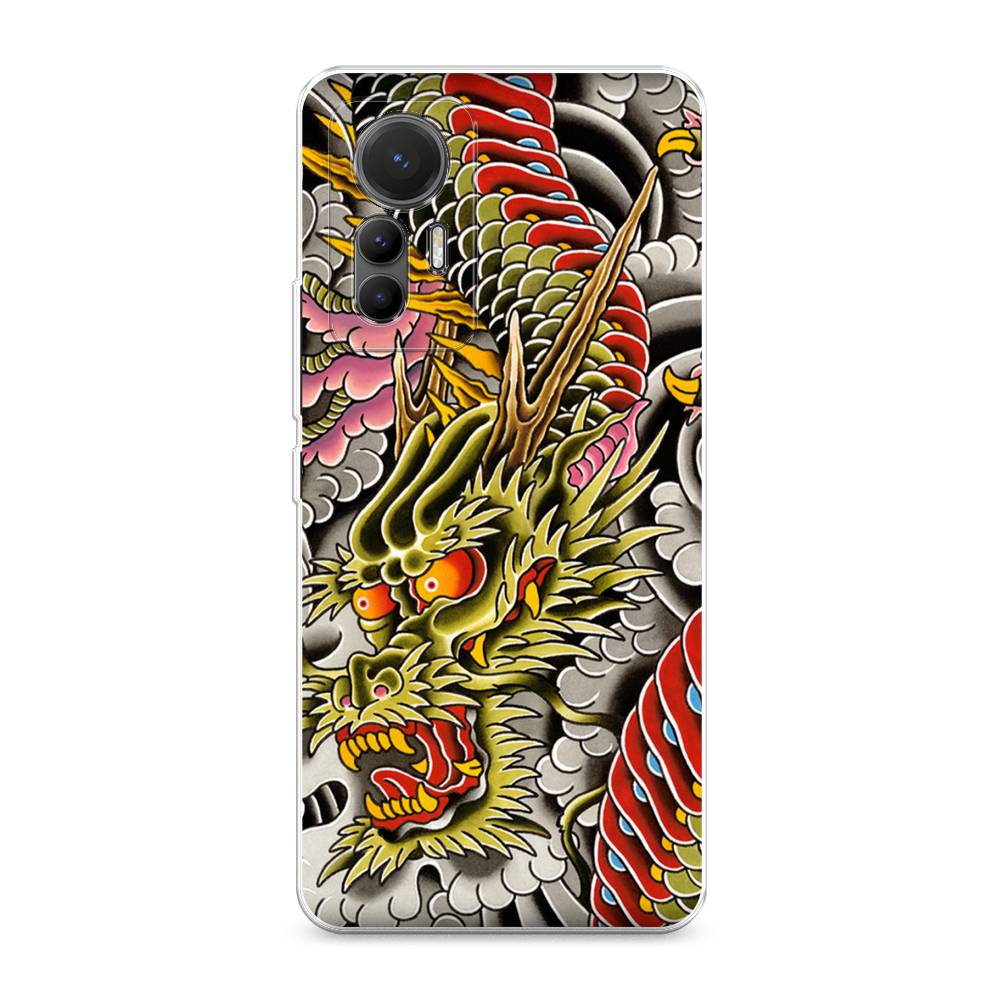 Чехол на Xiaomi 12 Lite "Японский дракон"