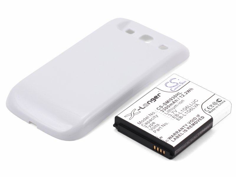 Усиленный аккумулятор для Samsung EB-L1G6LLA, EB-L1G6LLU (белый)