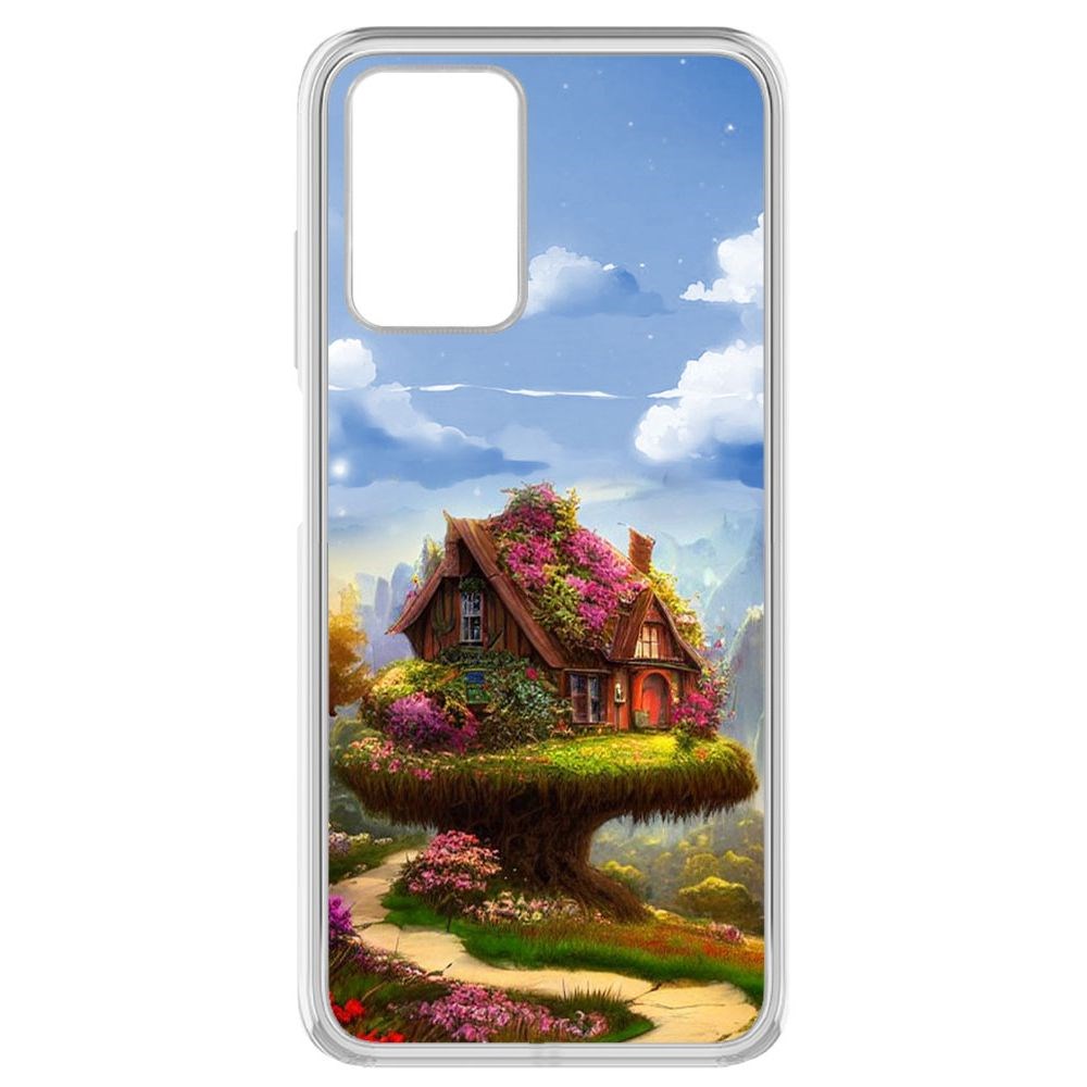 Чехол-накладка Krutoff Clear Case Дом на дереве для Xiaomi Redmi 10
