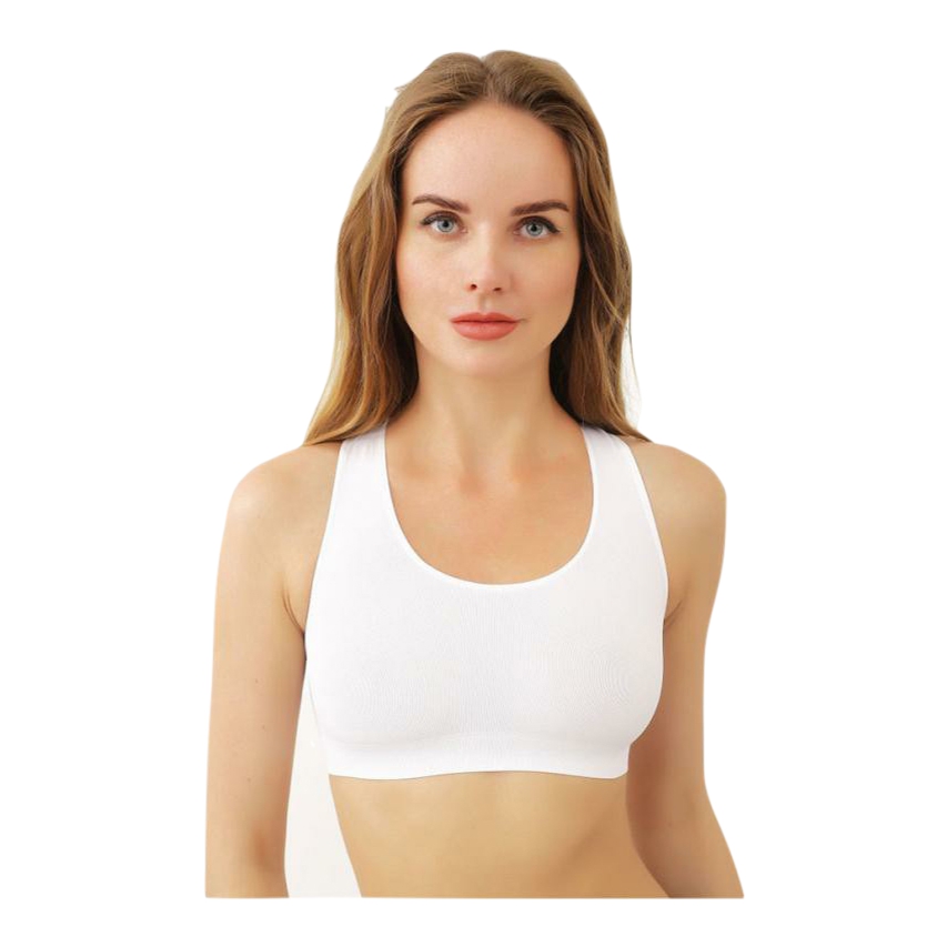Топ домашний женский SeamlessFLEX белый L/XL