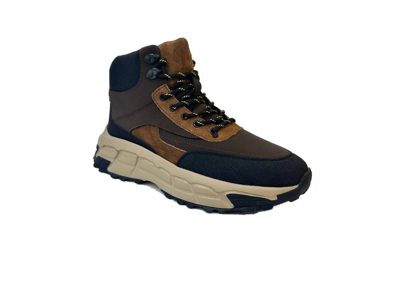 Кроссовки Abricot мужские, коричневые, размер 42, JM-3049KSH-brown