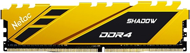 Оперативная память Netac Shadow Yellow 16Gb DDR4 3200MHz (NTSDD4P32SP-16Y)