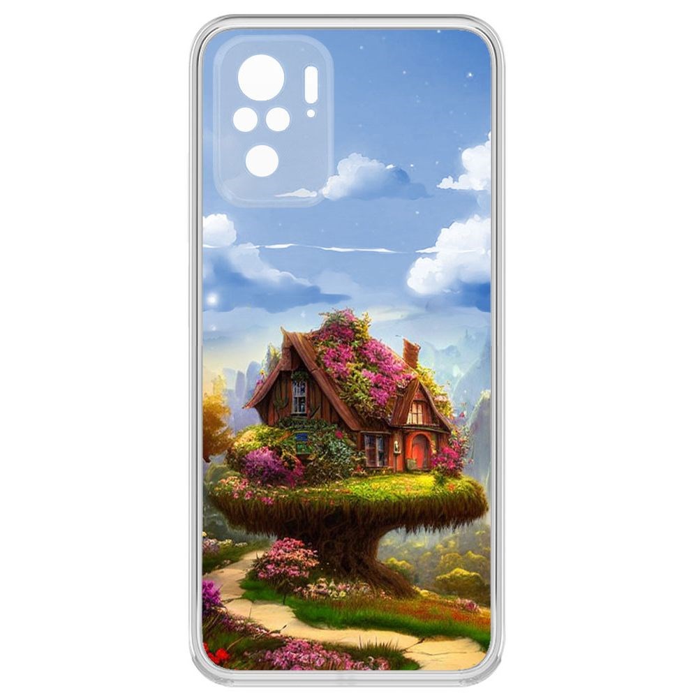 Чехол-накладка Krutoff Clear Case Дом на дереве для Xiaomi Poco M5s