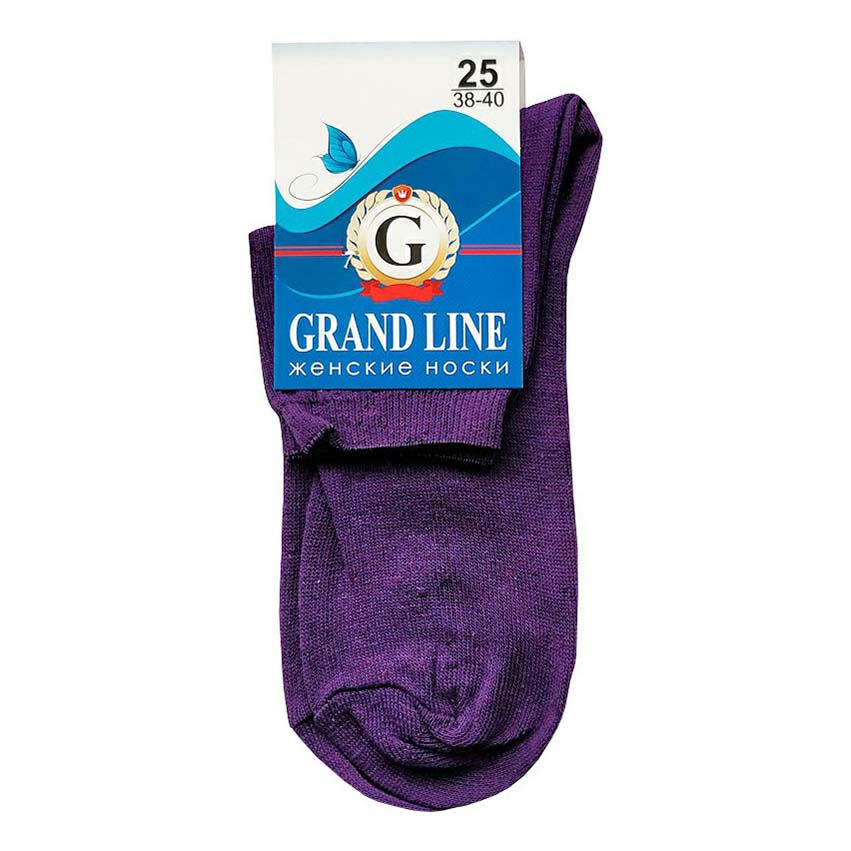 Носки женские GRAND LINE фиолетовые 25