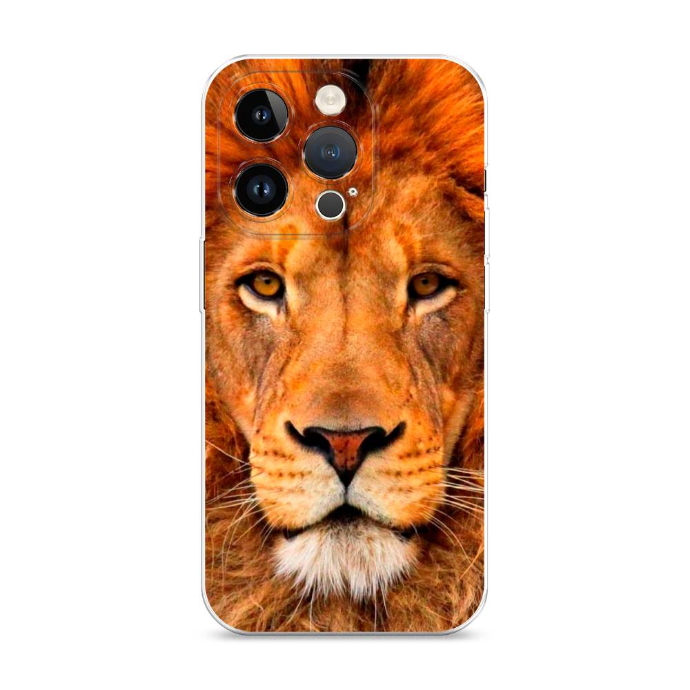 Чехол на Apple iPhone 14 Pro "Благородный лев"