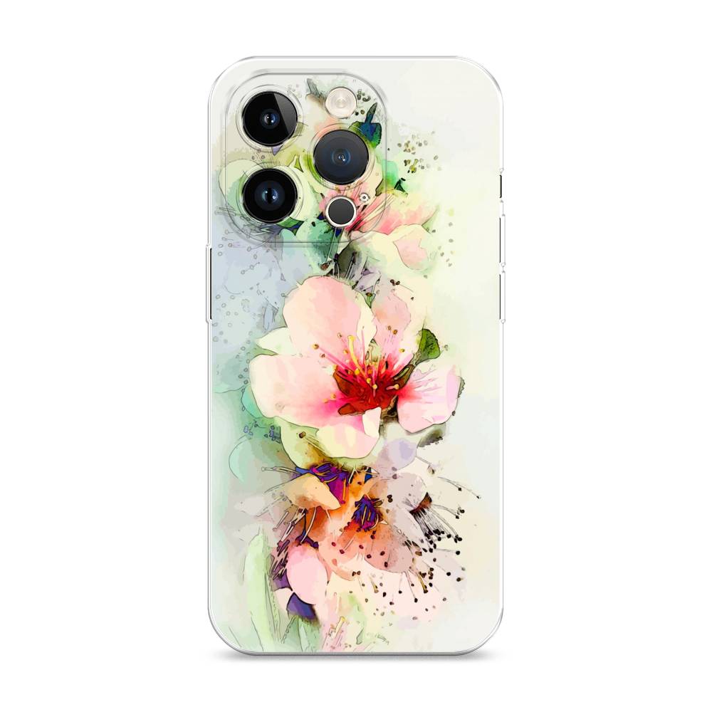 Чехол на Apple iPhone 14 Pro "Нежные цветы"