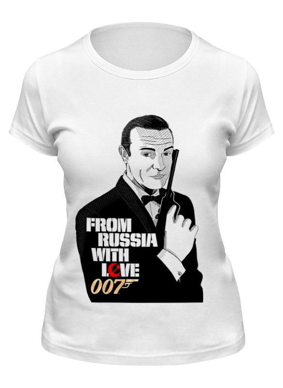 Футболка женская Printio James bond белая M