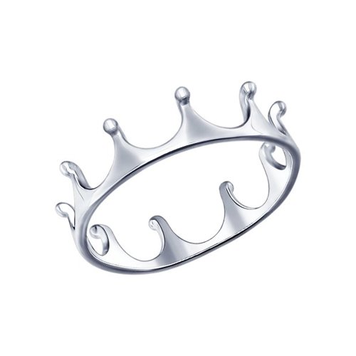 Кольцо из серебра р. 15,5 SOKOLOV 94011445