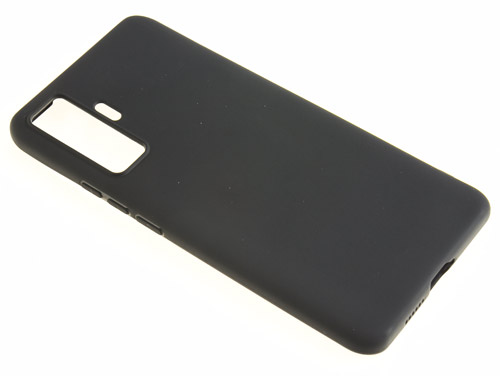 Силиконовый чехол TPU Case матовый Vivo x50 черный