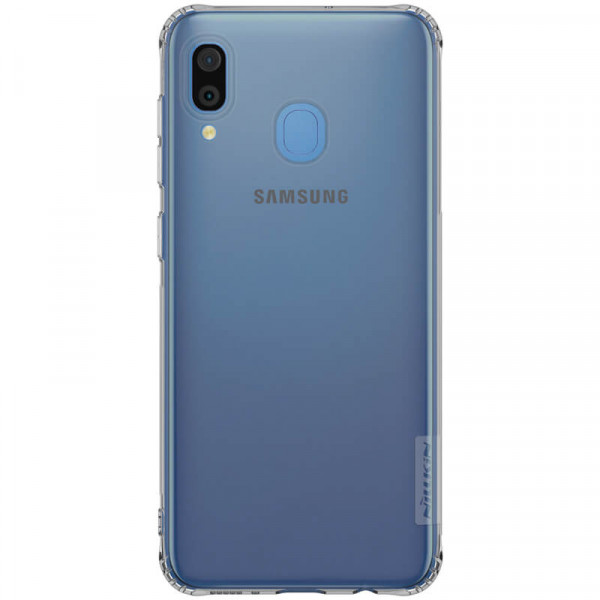 TPU Чехол Nillkin Nature Series для Samsung Galaxy A20 / A30 Clear Grey