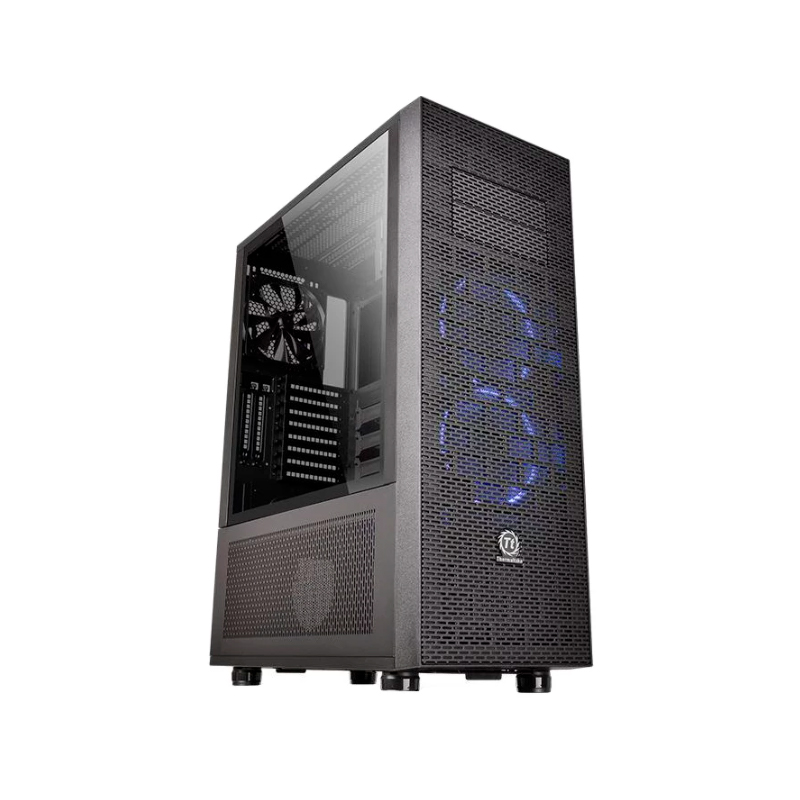 Корпус компьютерный Thermaltake Core X71 TG (Core X71 TG) Black/Silver