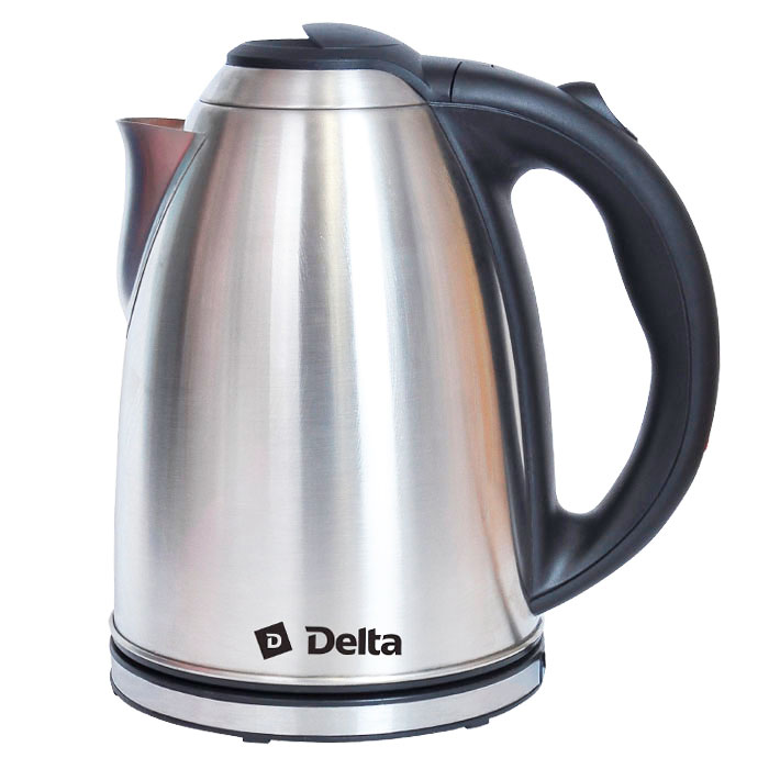 Чайник электрический Delta DL-1032 2 л Black, Silver