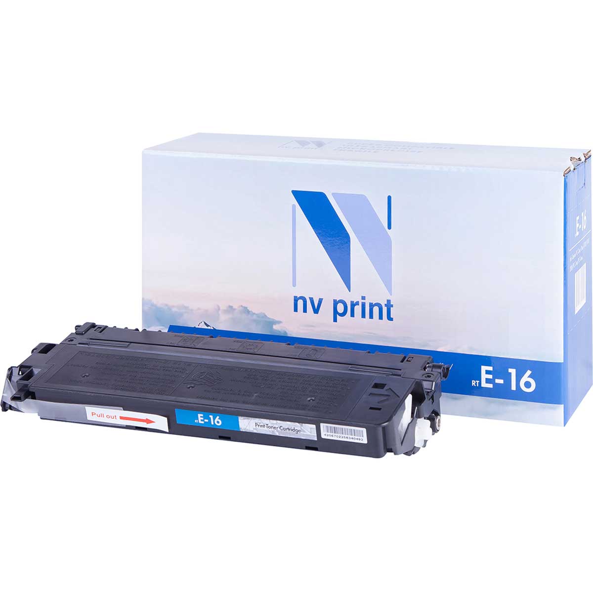 Картридж для лазерного принтера NV Print E16, Black