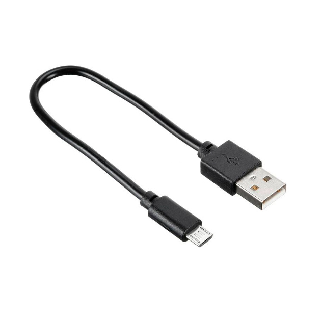 Кабель Digma USB A(m)-micro USB B (m) 0.15м black simple