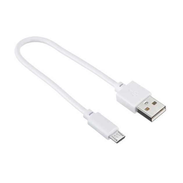 Кабель Digma USB A(m)-micro USB B (m) 0.15м White