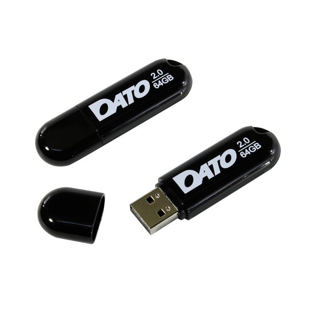 Флешка DATO DS2001 64ГБ Black (DS2001-64G)