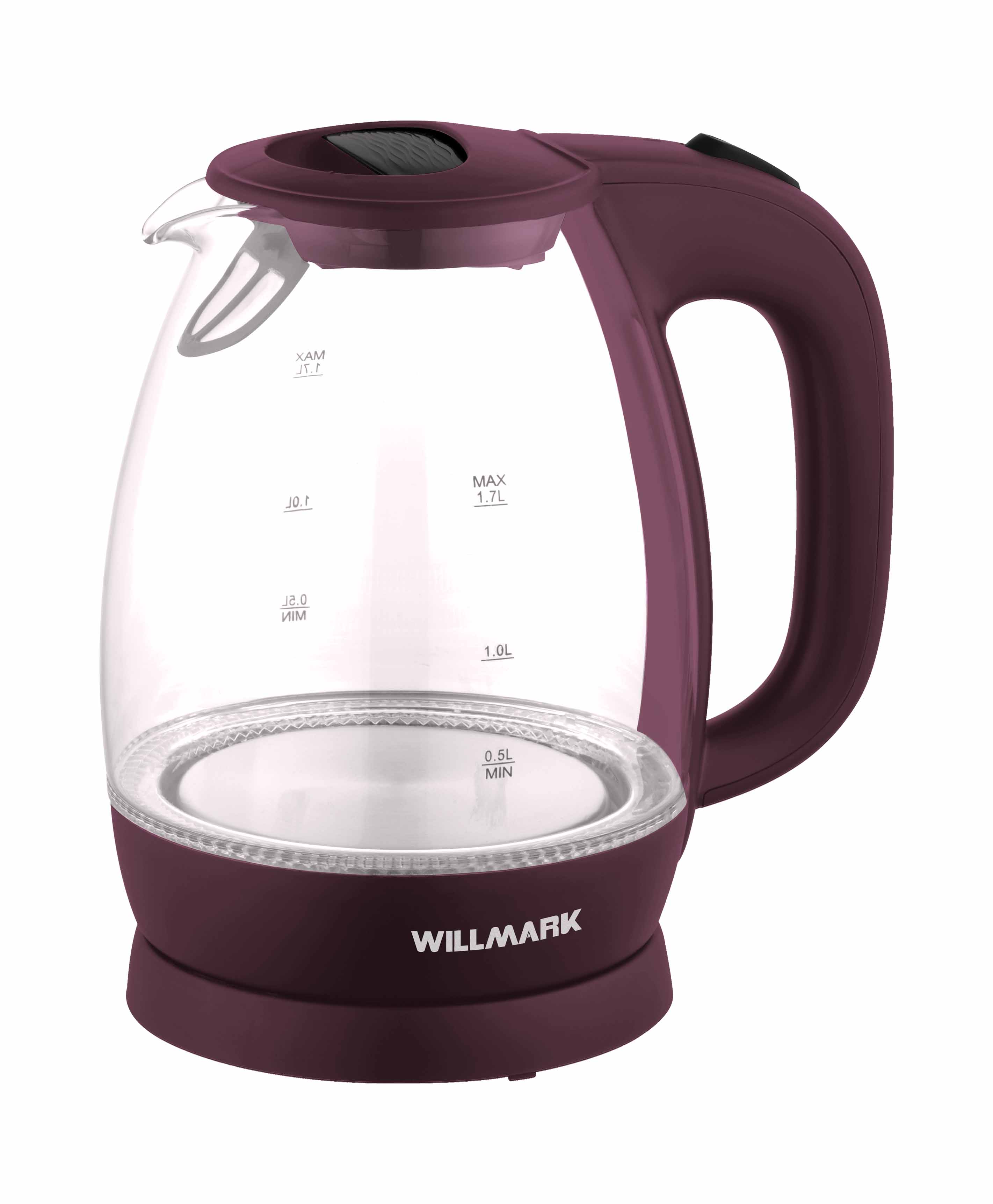 Чайник электрический WILLMARK WEK-1705GC 1.7 л Red