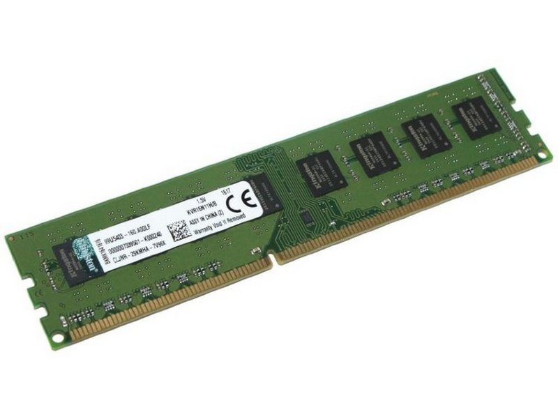 Оперативная память Kingston 8Gb DDR-III 1600MHz (KVR16N11H/8)