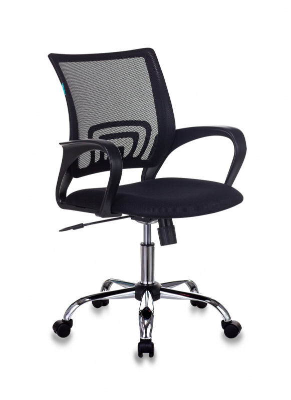 Компьютерное кресло Бюрократ CH-695N/SL/BLACK, черный/серебристый