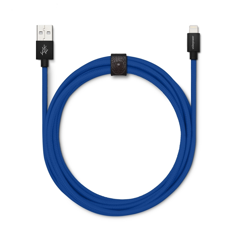 Кабель USBepower FAB lightning - usb 250см Blue (FAB250EDLBL/Р0011608)