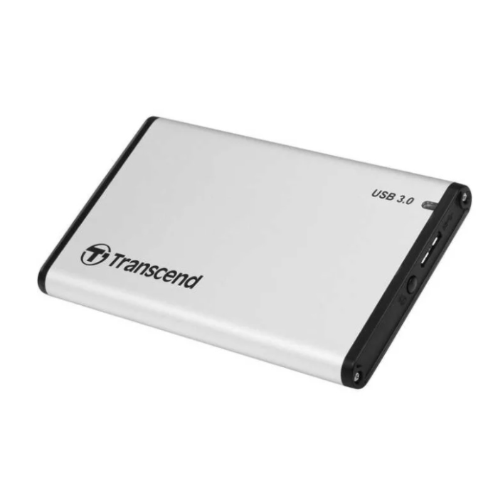 Внешний карман (контейнер) для HDD Transcend TS0GSJ25S3 Silver