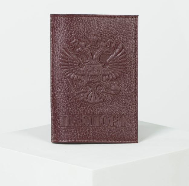 Обложка для паспорта «Герб», цвет бордовый Sima-Land