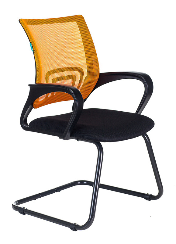 Офисный стул Бюрократ CH-695N-AV 1183802, черный/оранжевый