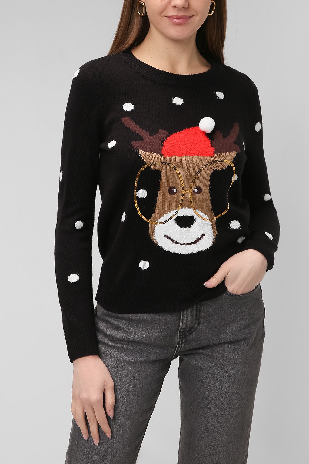 Джемпер женский Vero Moda 10250538 черный XS