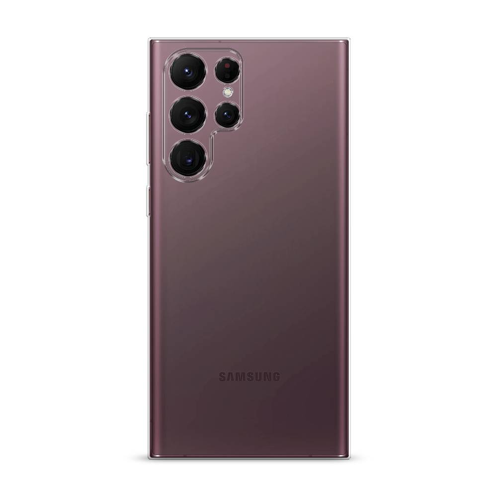 Чехол на Samsung Galaxy S22 Ultra прозрачный