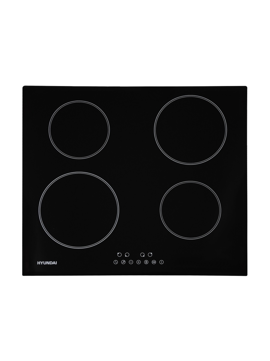 Встраиваемая варочная панель индукционная HYUNDAI HHI 6750 BG черный