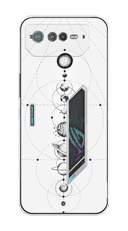 Чехол на Asus ROG Phone 6 "Парад планет"