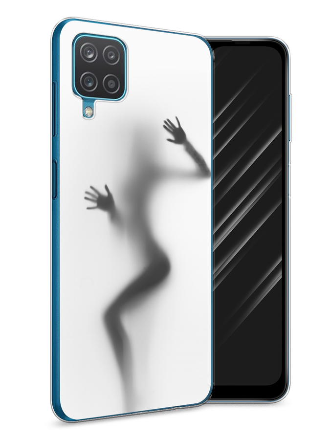 Чехол Awog на Samsung Galaxy A12 / Самсунг A12 "Девушка в душе"